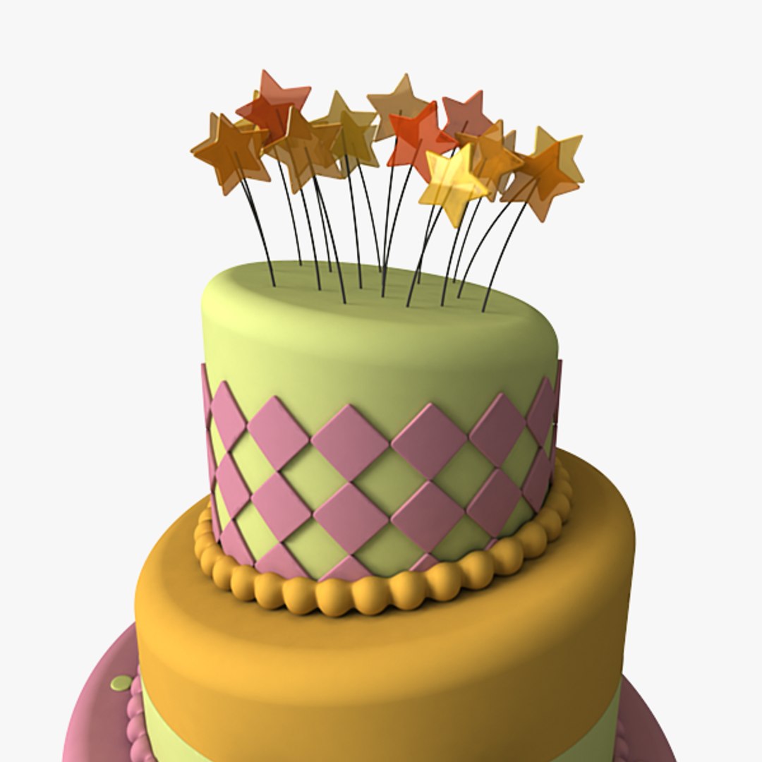 3ds Stylized Cake