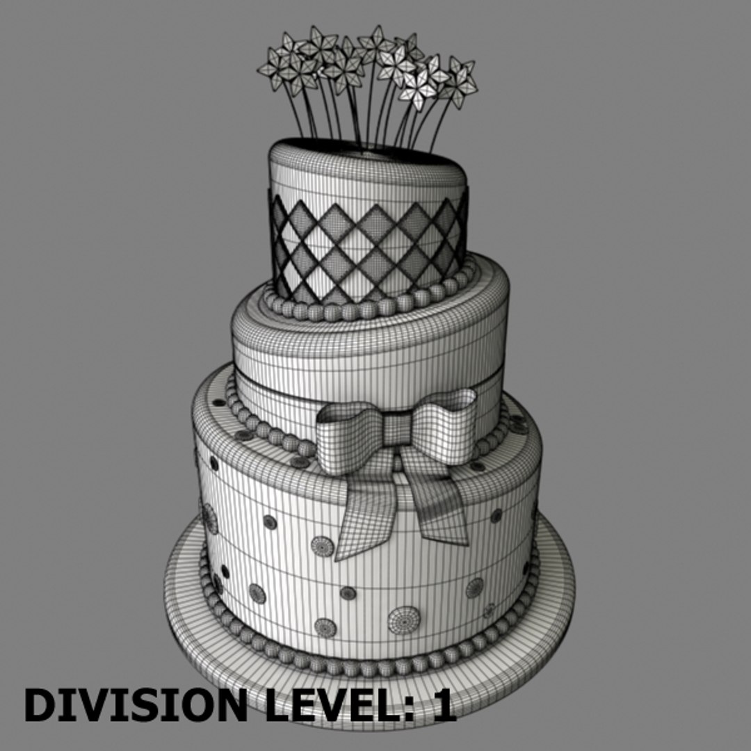 3ds Stylized Cake