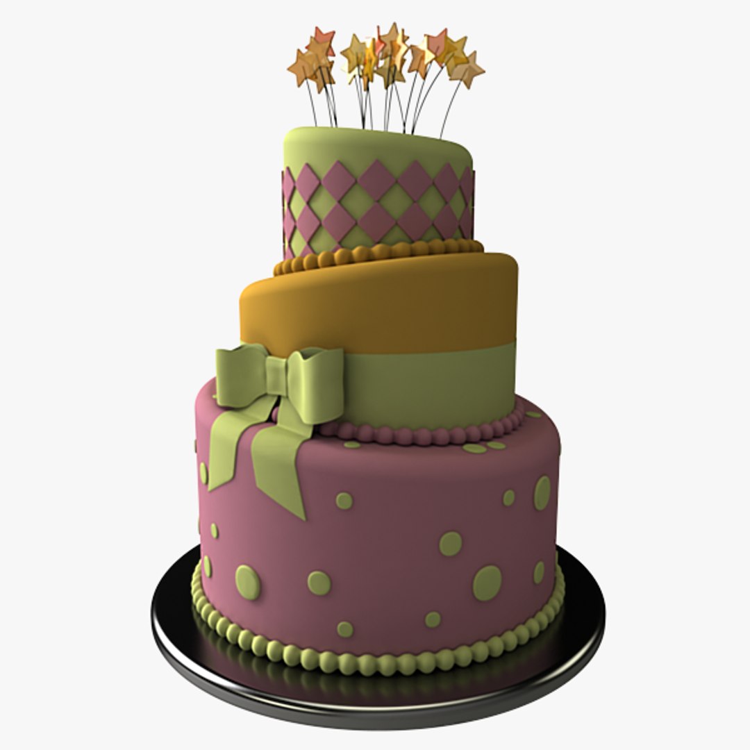 3ds Stylized Cake