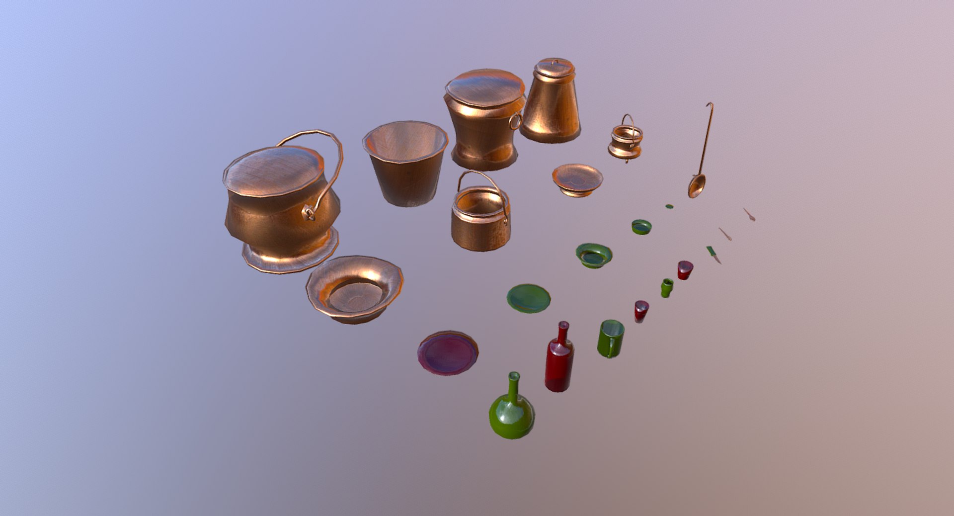 3D Kitchen Utensils Pack - Model - TurboSquid 1291406