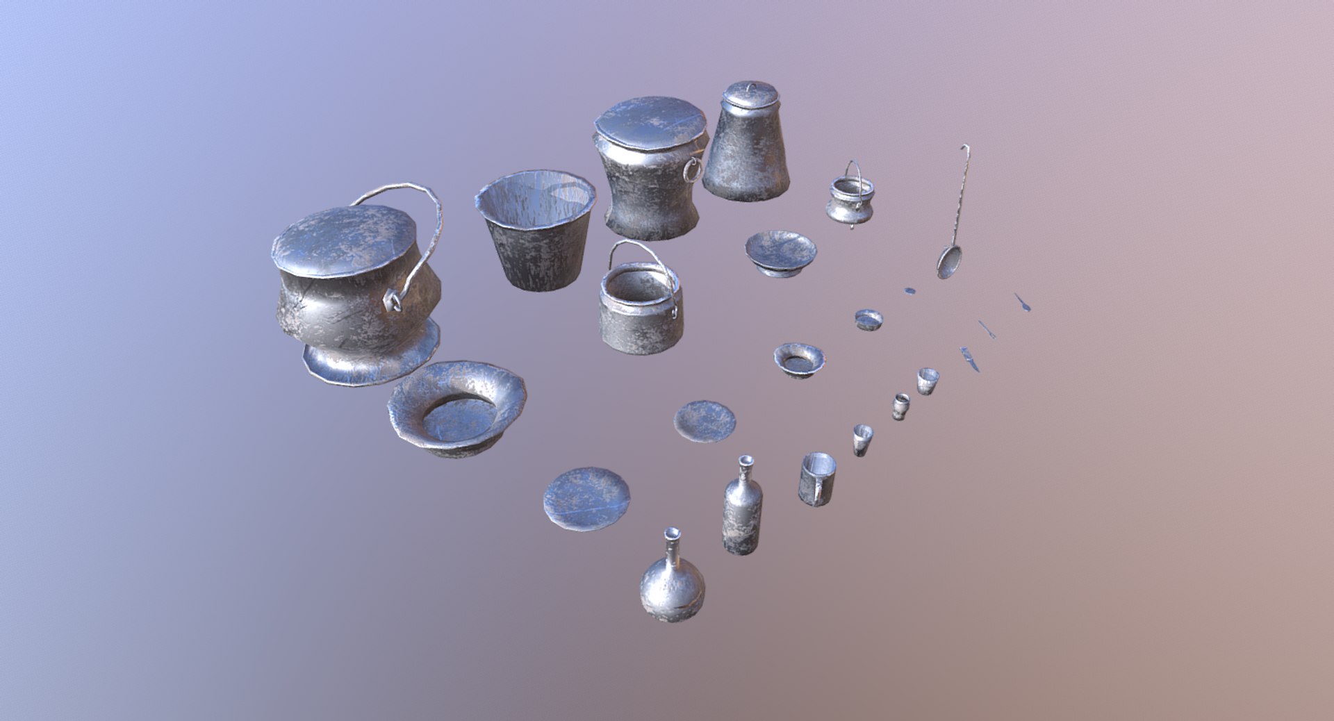 3D Kitchen Utensils Pack - Model - TurboSquid 1291406