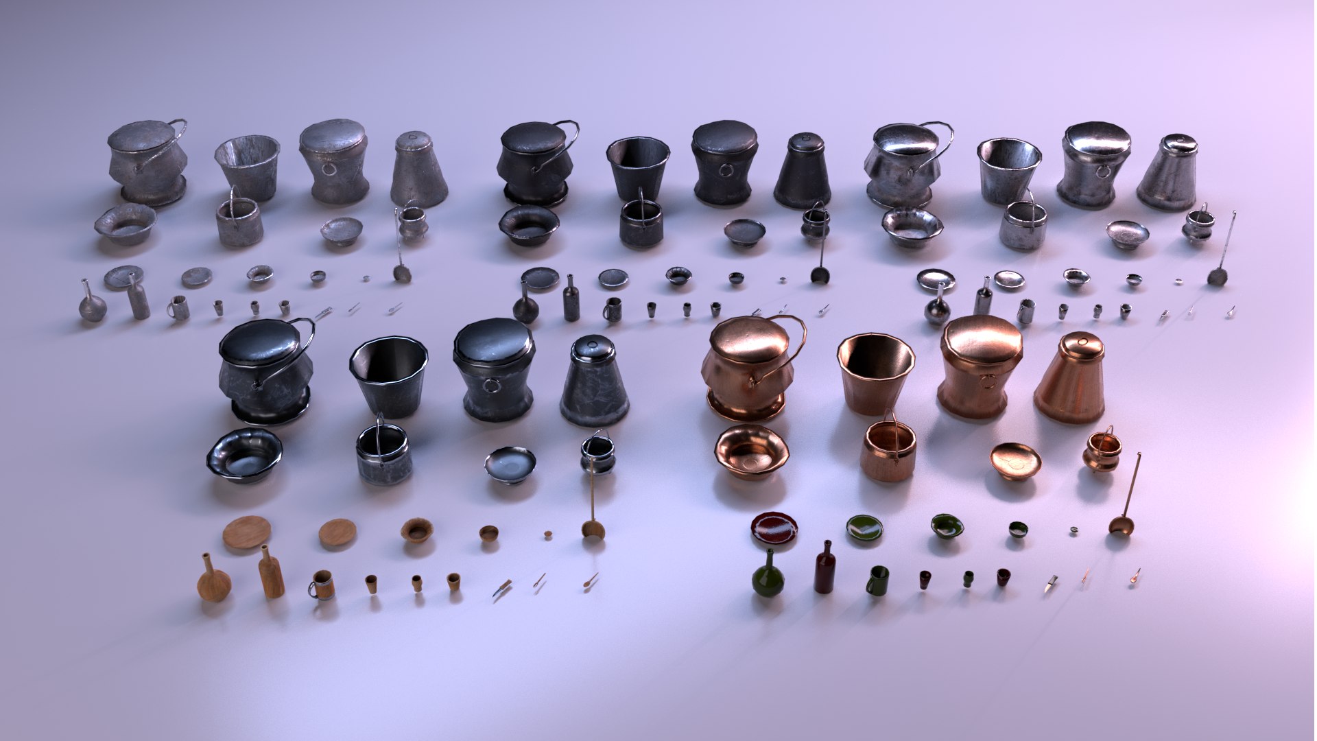 3D Kitchen Utensils Pack - Model - TurboSquid 1291406