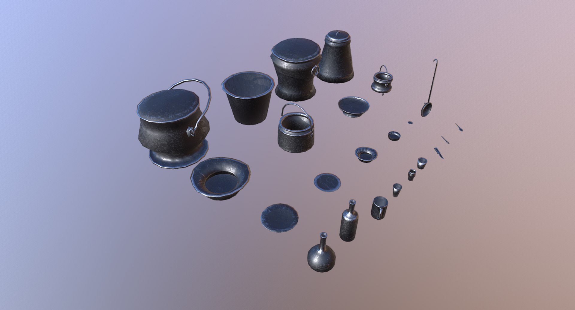 3D Kitchen Utensils Pack - Model - TurboSquid 1291406