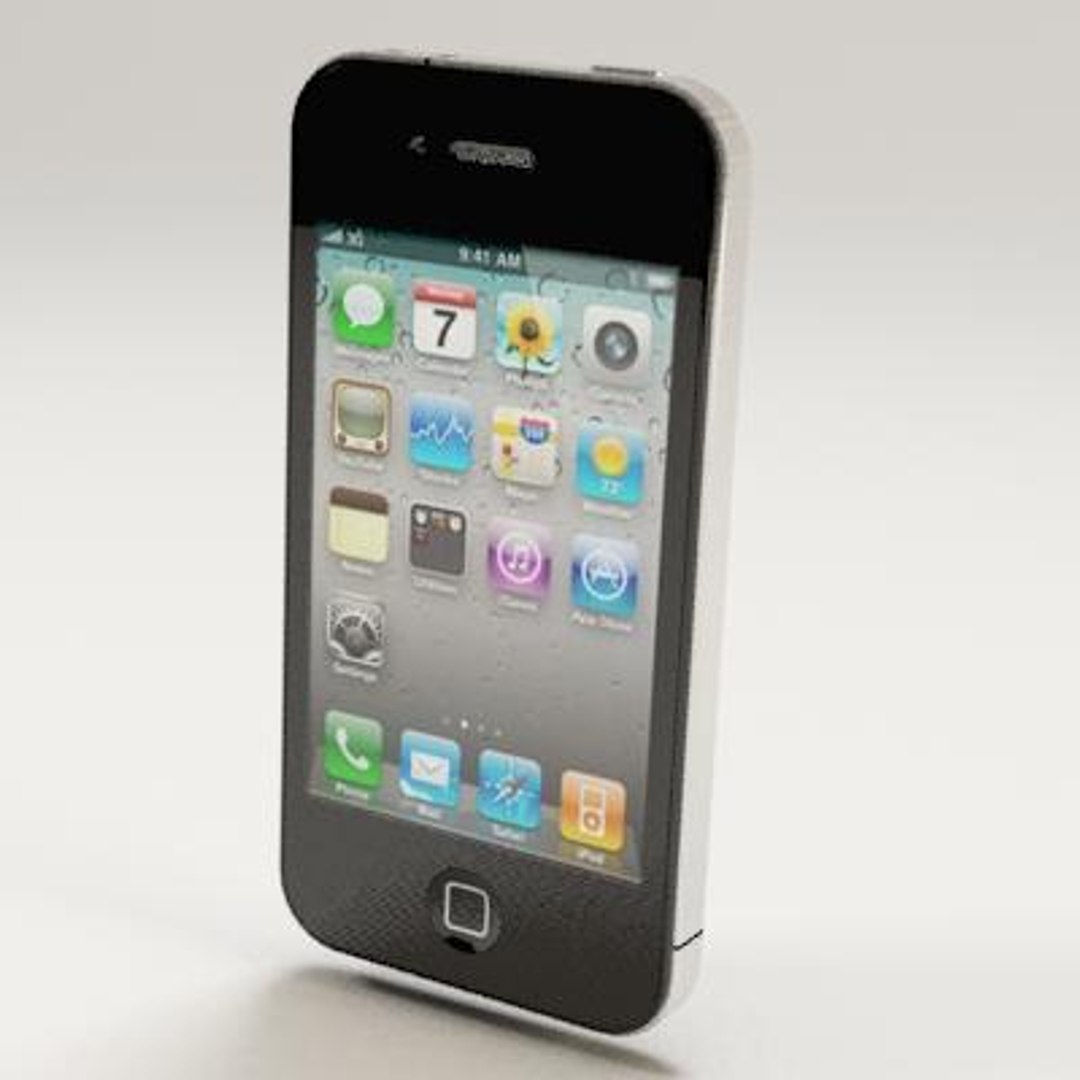 3d iphone 4 model