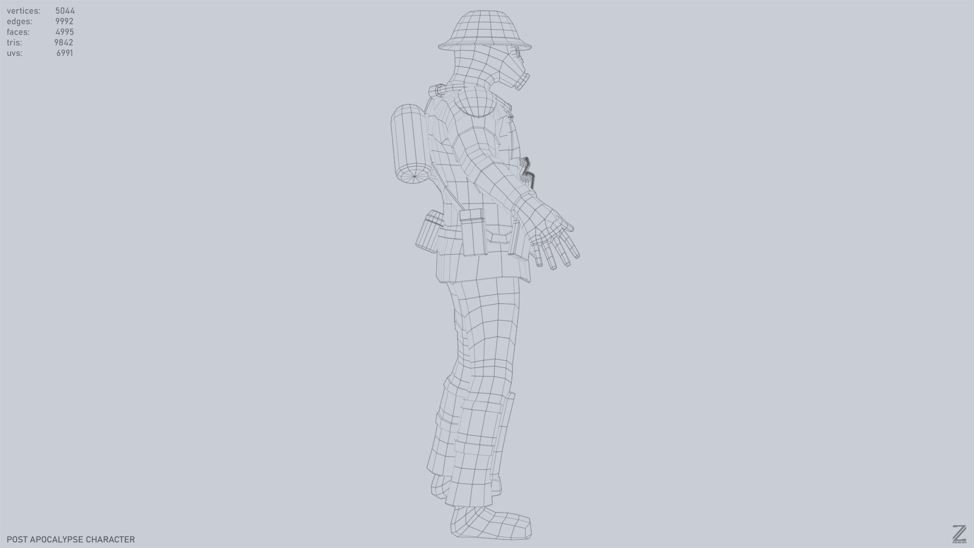 3D Model Post Apocalypse Character Collection - TurboSquid 2233080