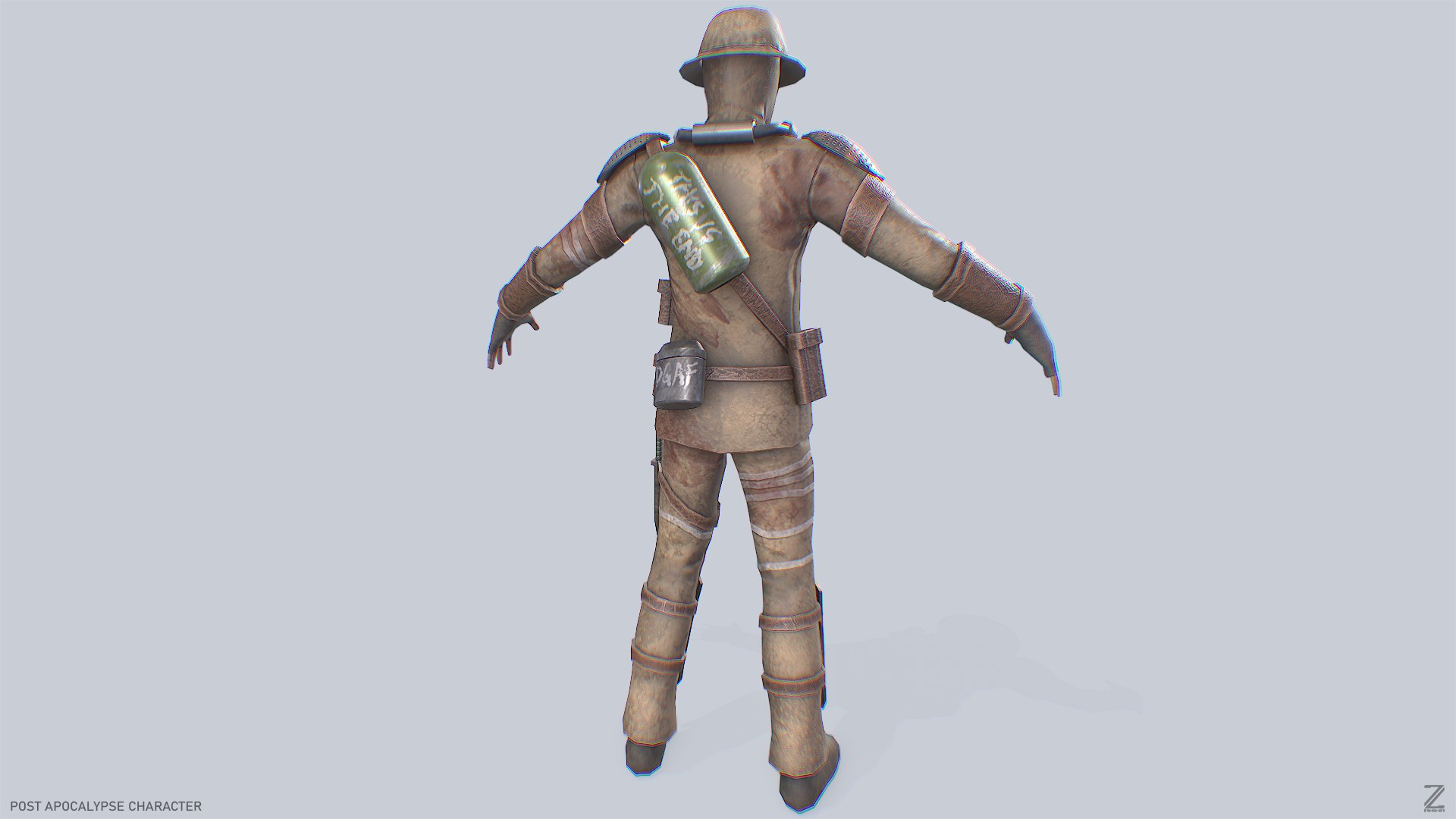 3D Model Post Apocalypse Character Collection - TurboSquid 2233080