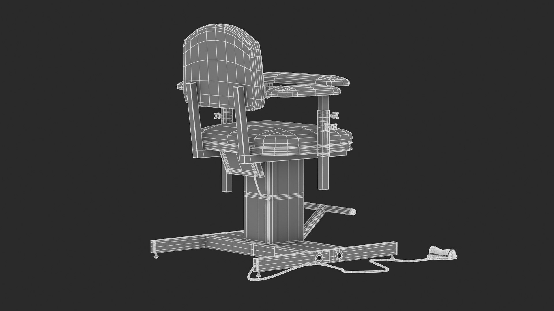 3D Medical Blood Drawing Chair PBR Realistic Model - TurboSquid 2020637