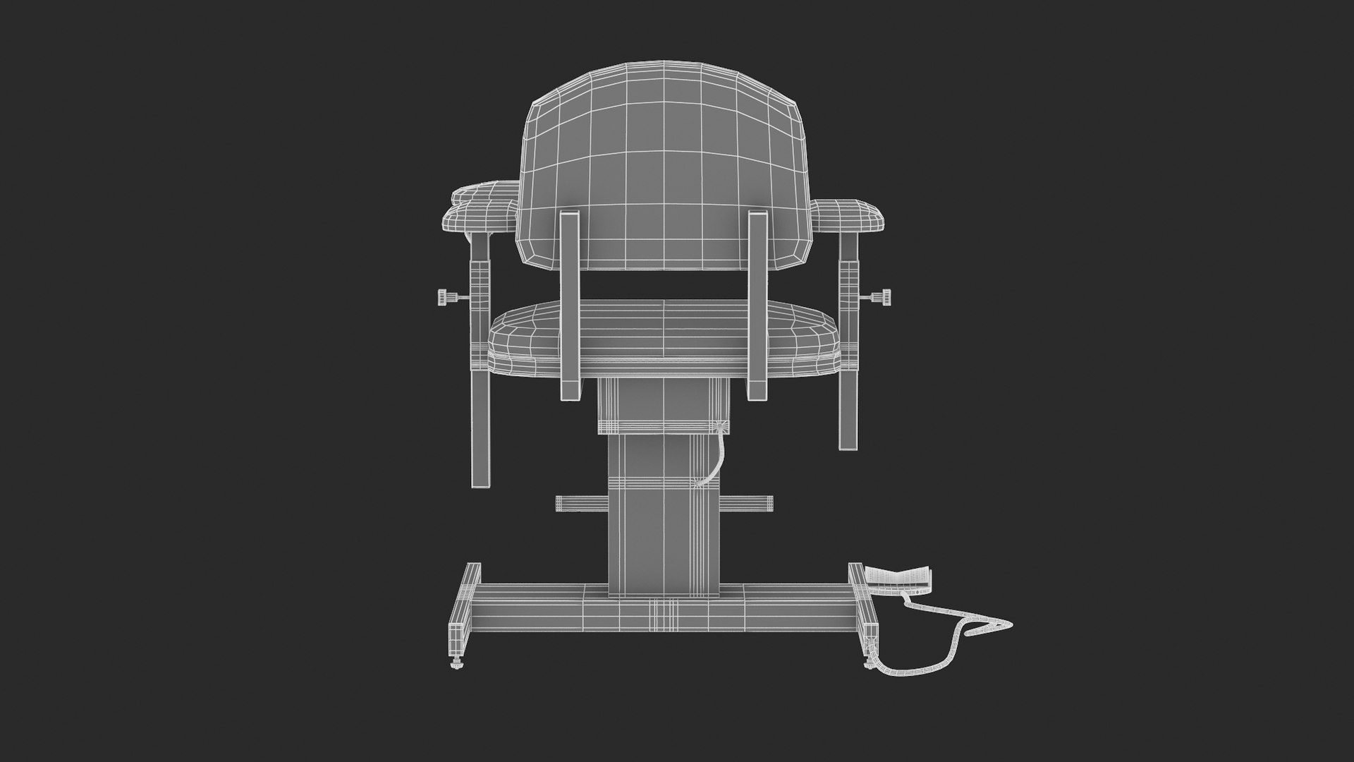 3D Medical Blood Drawing Chair PBR Realistic Model - TurboSquid 2020637