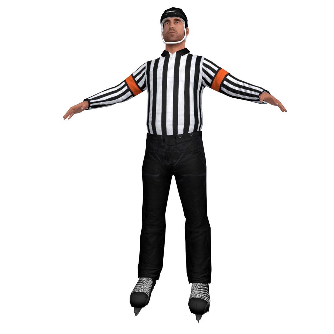 Hockey Referee 3d Max