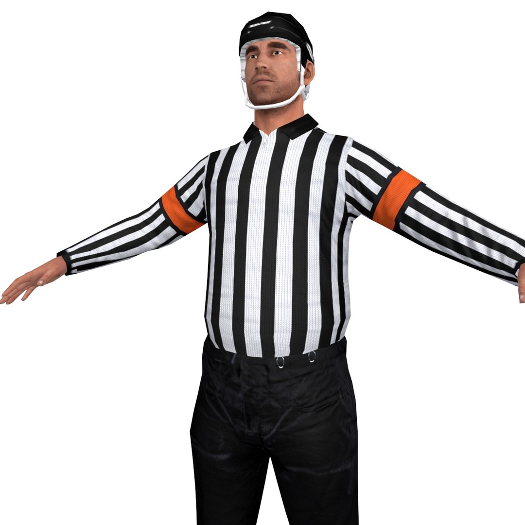 Hockey Referee 3d Max