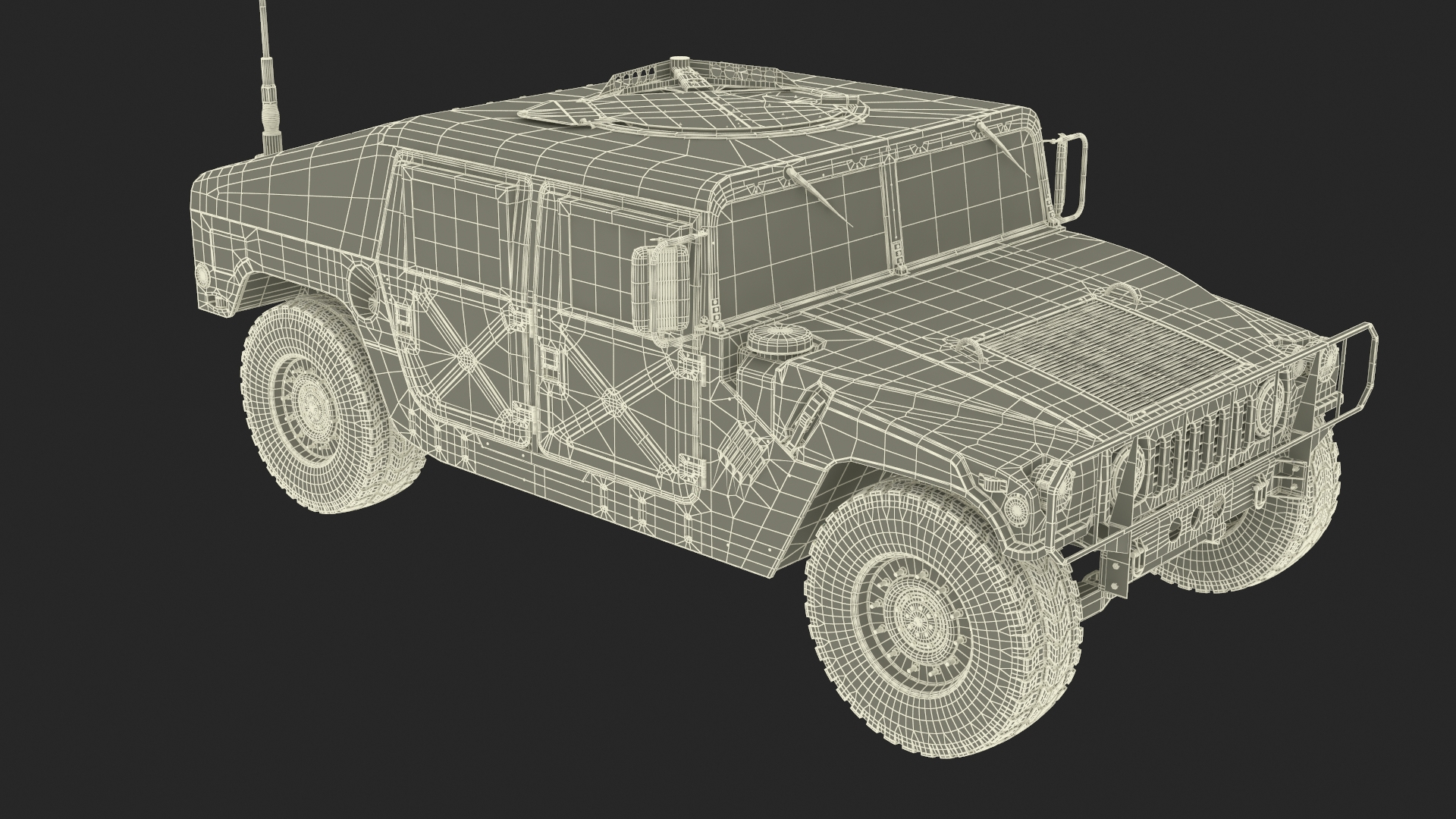 3D Military Off Road Utility Vehicle Humvee - TurboSquid 2307251