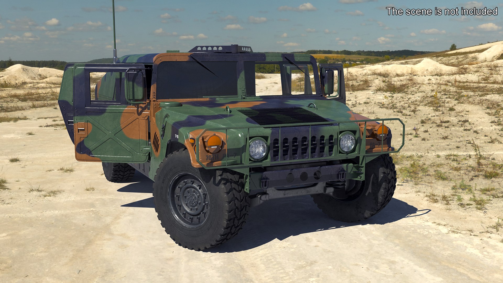 3D Military Off Road Utility Vehicle Humvee - TurboSquid 2307251