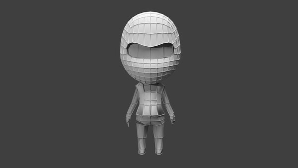 3d chibi terrorist model