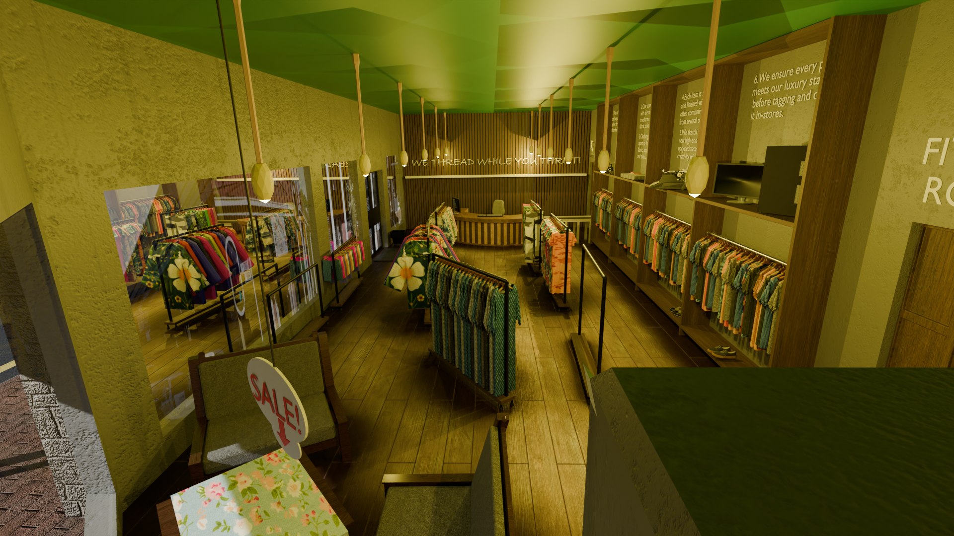 Clothing Store 3d Model 3D Model - TurboSquid 2413930