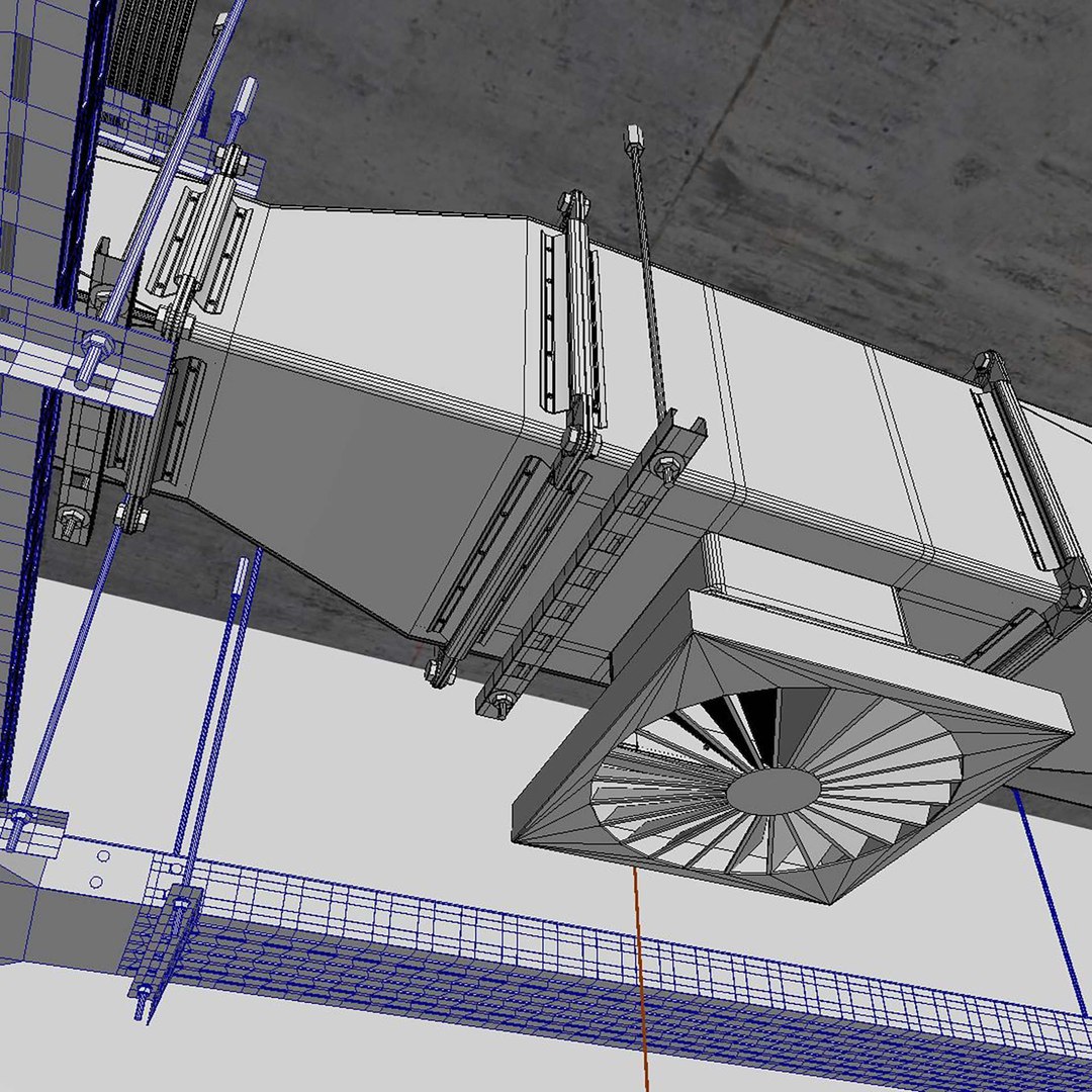 Ceiling Ventilation 3D Model - TurboSquid 1687015