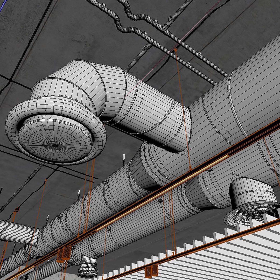 Ceiling Ventilation 3D Model - TurboSquid 1687015