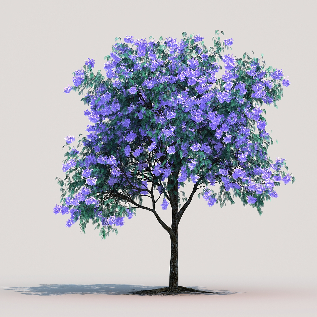 3d Flower Tree Model