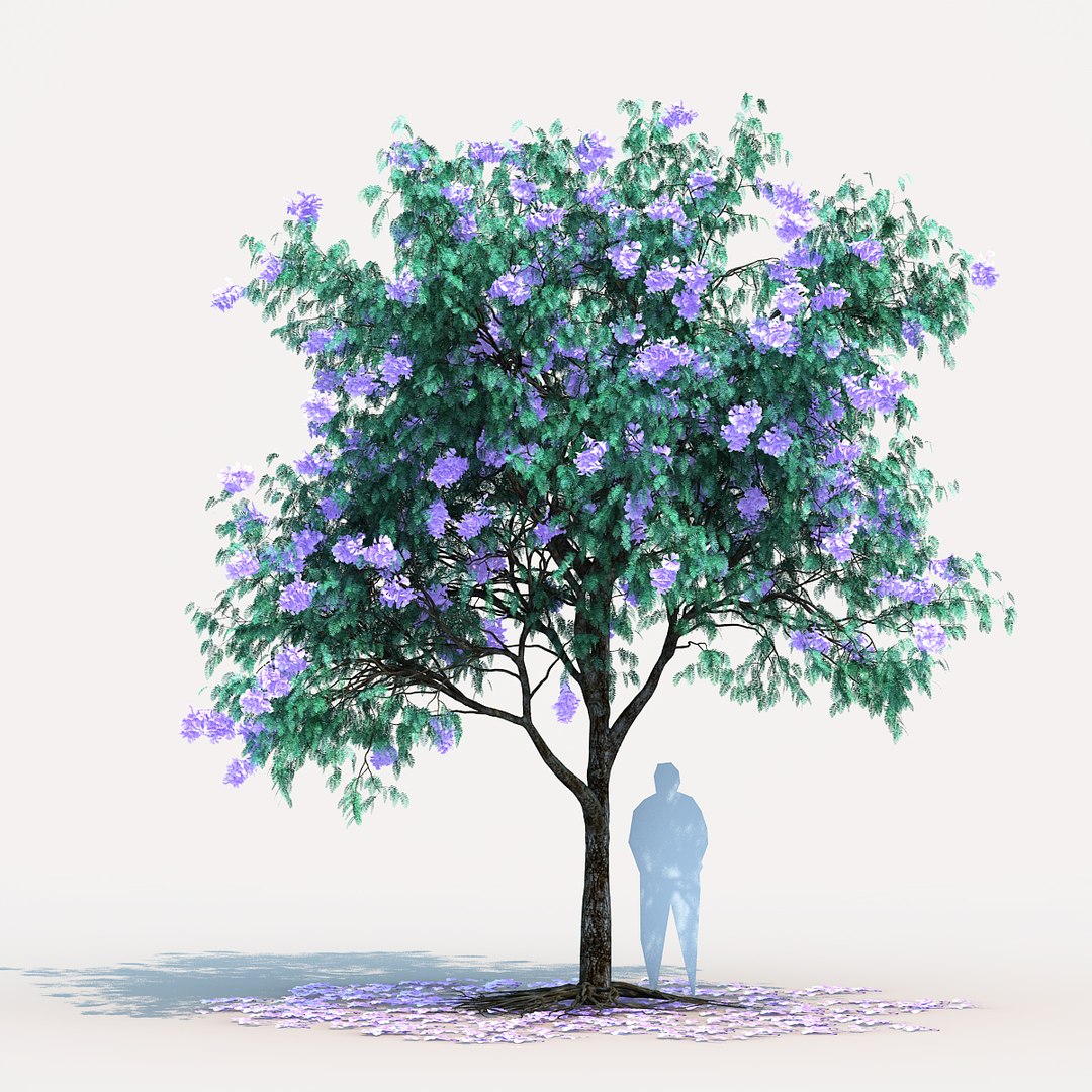 3d Flower Tree Model