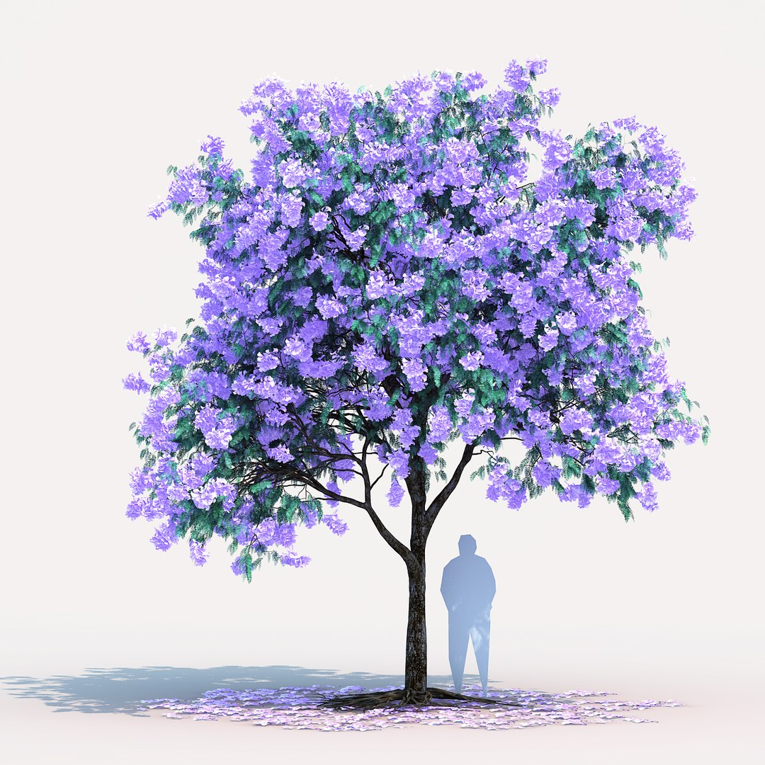 3d Flower Tree Model