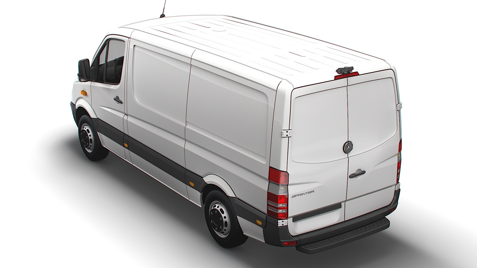 3D Mercedes Benz Sprinter Cargo Van L2H1 2009 - TurboSquid 2041397