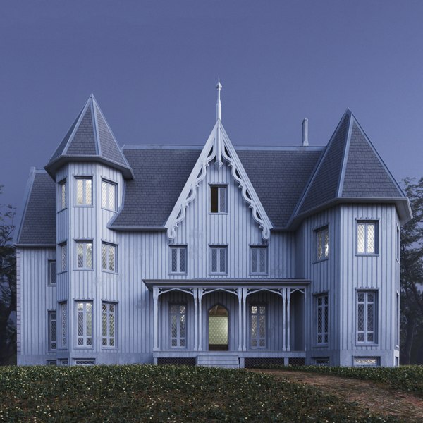 Dom Gotycki Modułowy IN-Out - Klasyczny Standard Model 3D - TurboSquid ...