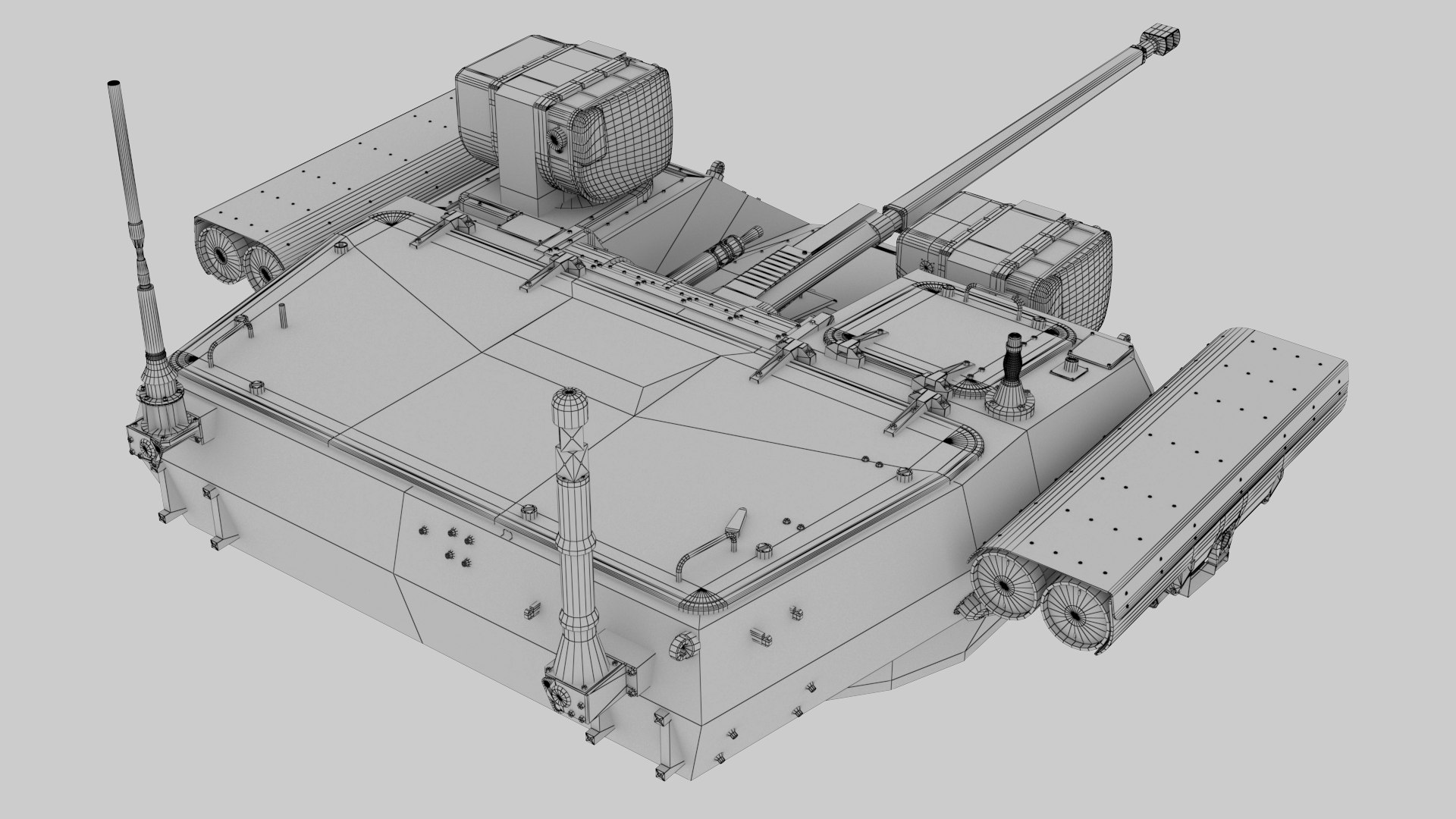 Turret Bumerang-bm Bumerang 3D - TurboSquid 1342304