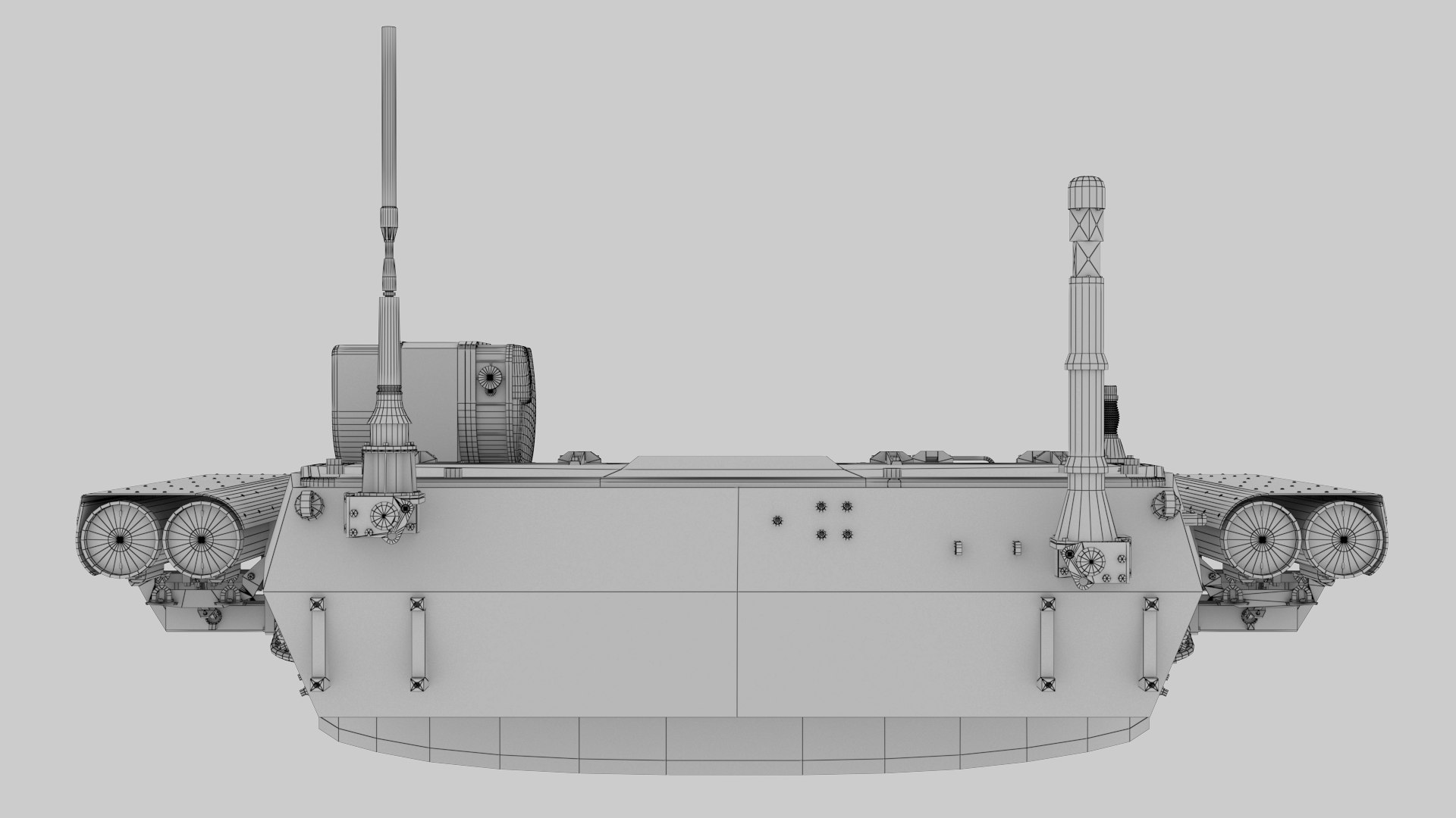 Turret Bumerang-bm Bumerang 3D - TurboSquid 1342304