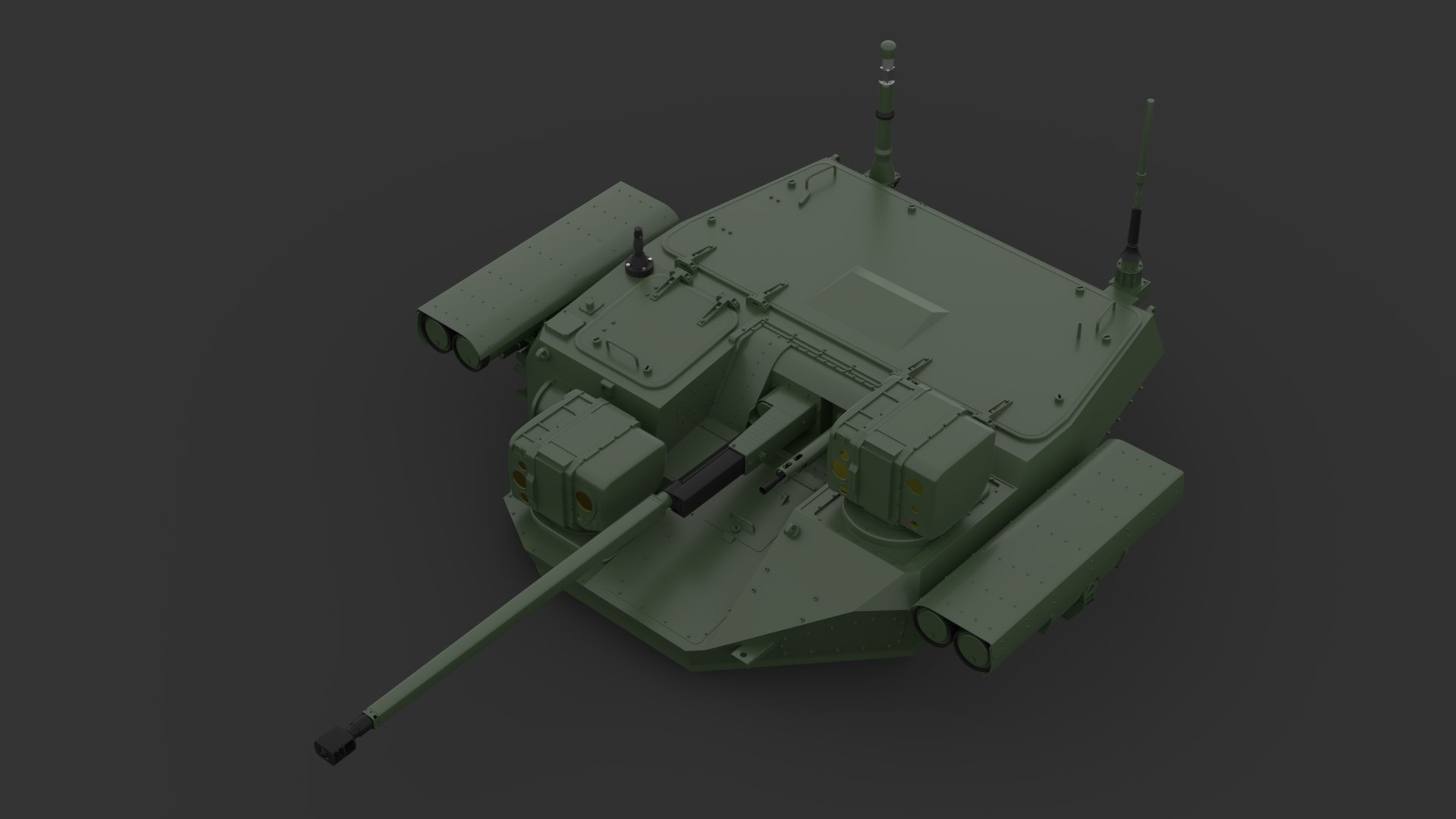 Turret Bumerang-bm Bumerang 3D - TurboSquid 1342304