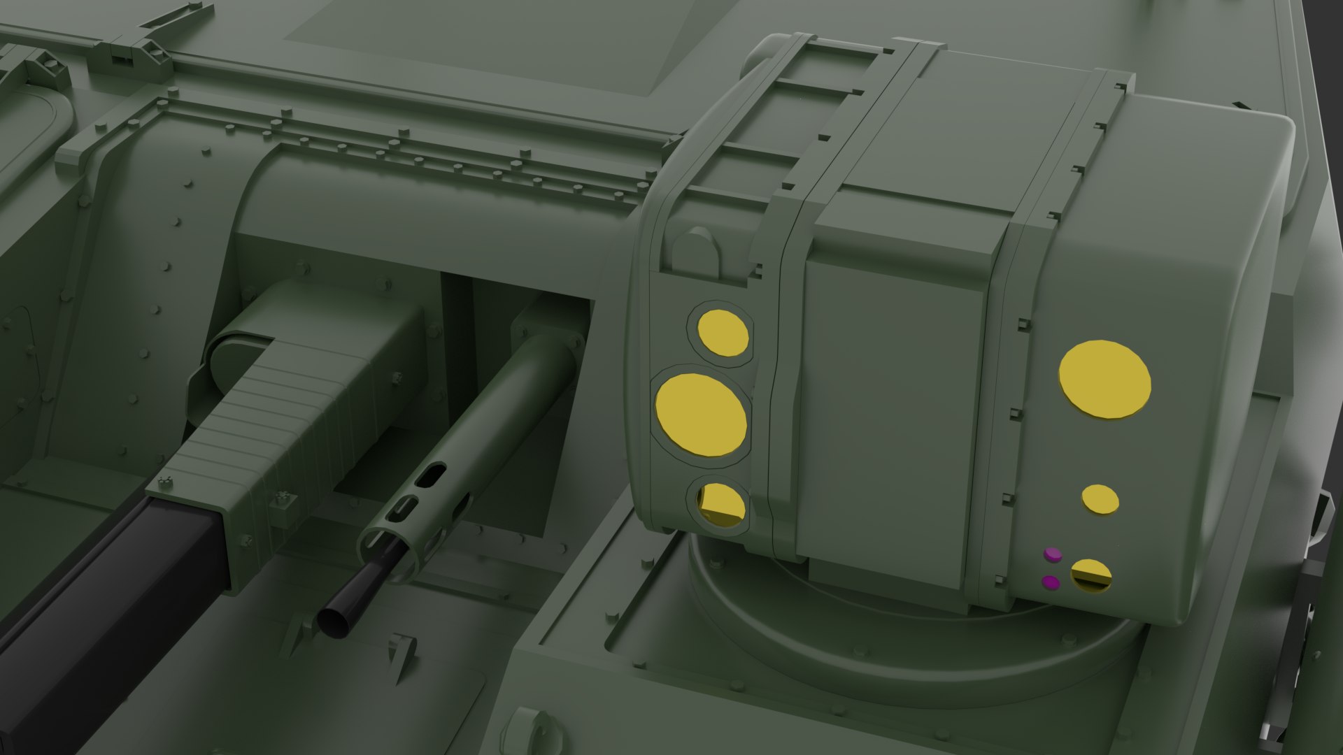 Turret Bumerang-bm Bumerang 3D - TurboSquid 1342304