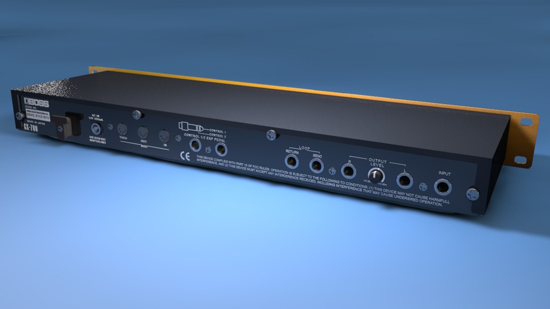 3d 19 Inch Boss Gx700 Model