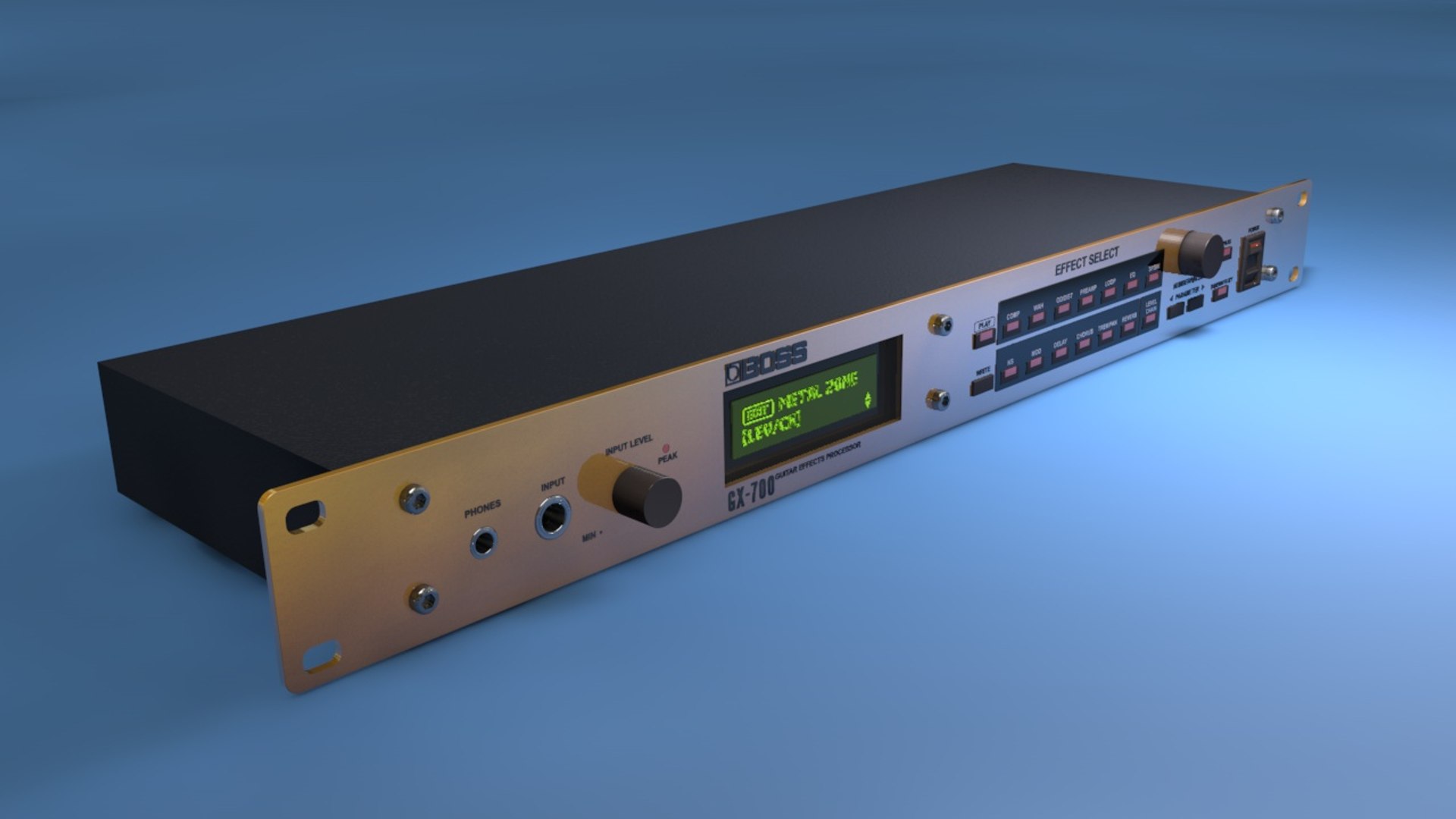 3d 19 Inch Boss Gx700 Model