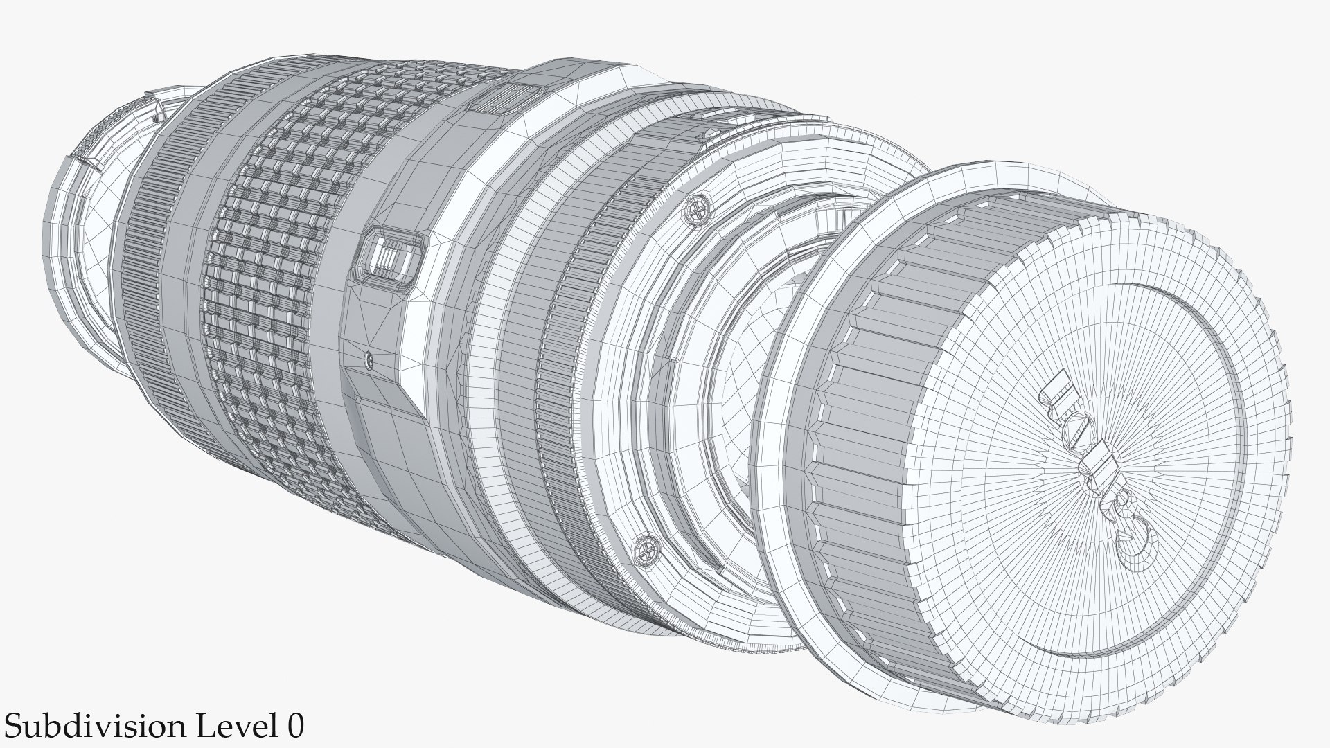 3d 3ds lens canon ef object