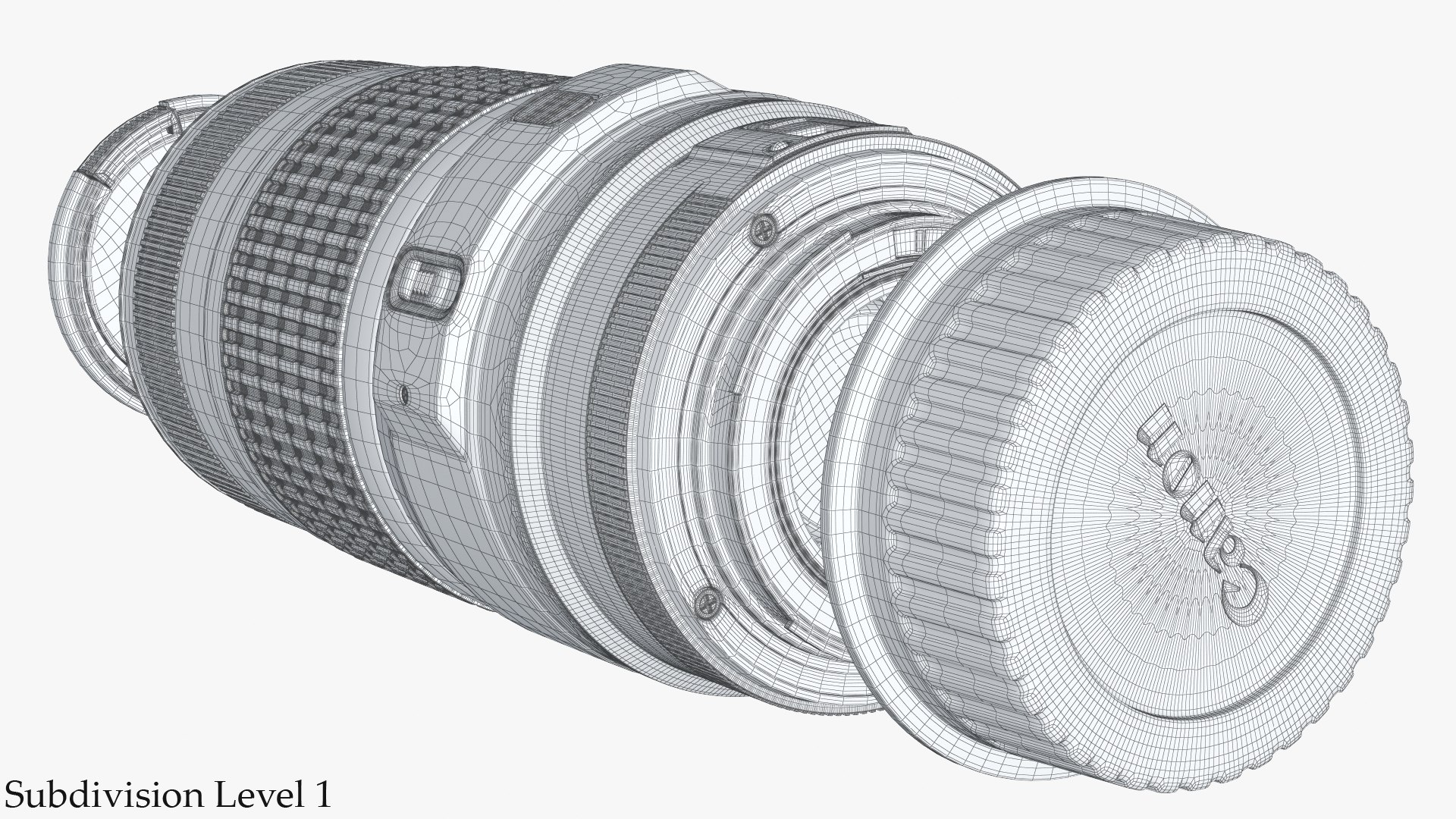 3d 3ds lens canon ef object