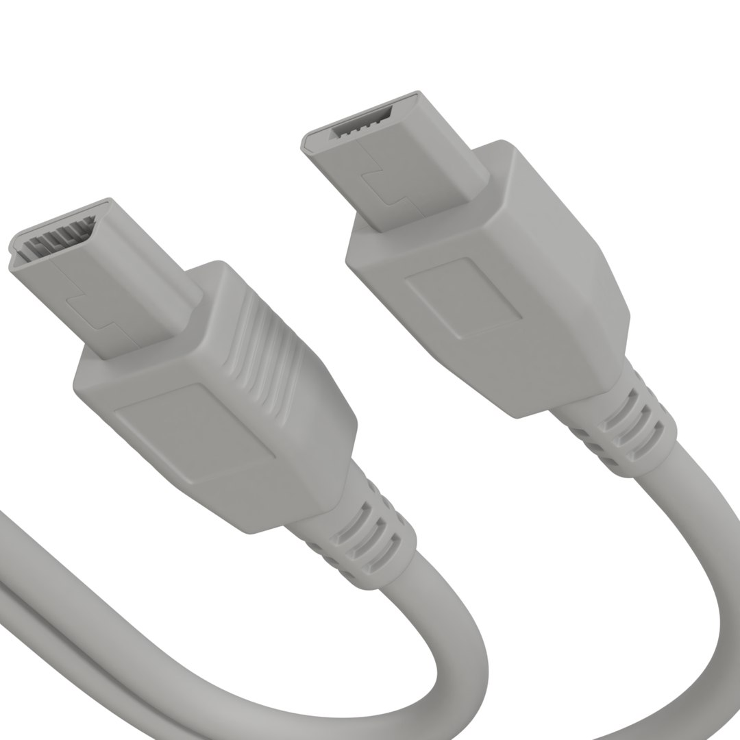 Mini Usb Type B 3D Model - TurboSquid 1315376