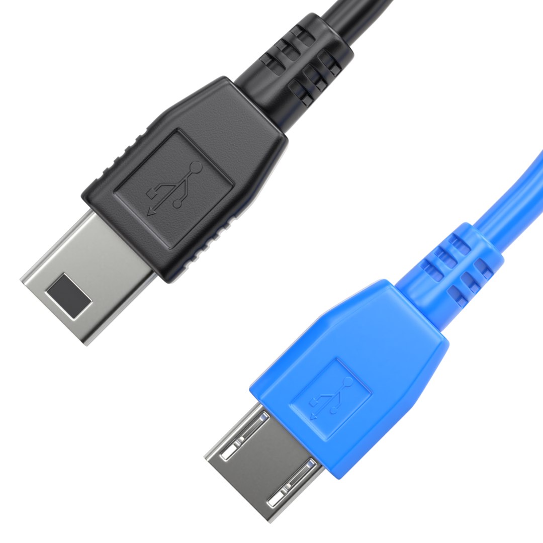 Mini Usb Type B 3D Model - TurboSquid 1315376
