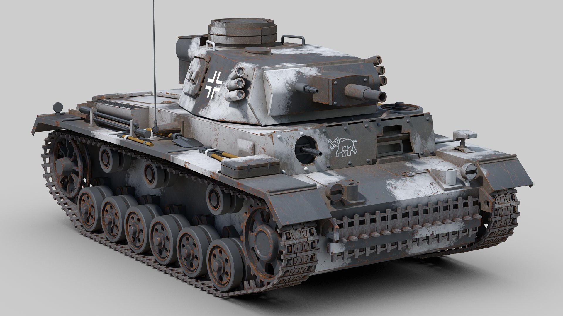 Panzer 3 Ausf N 3D - TurboSquid 2204773