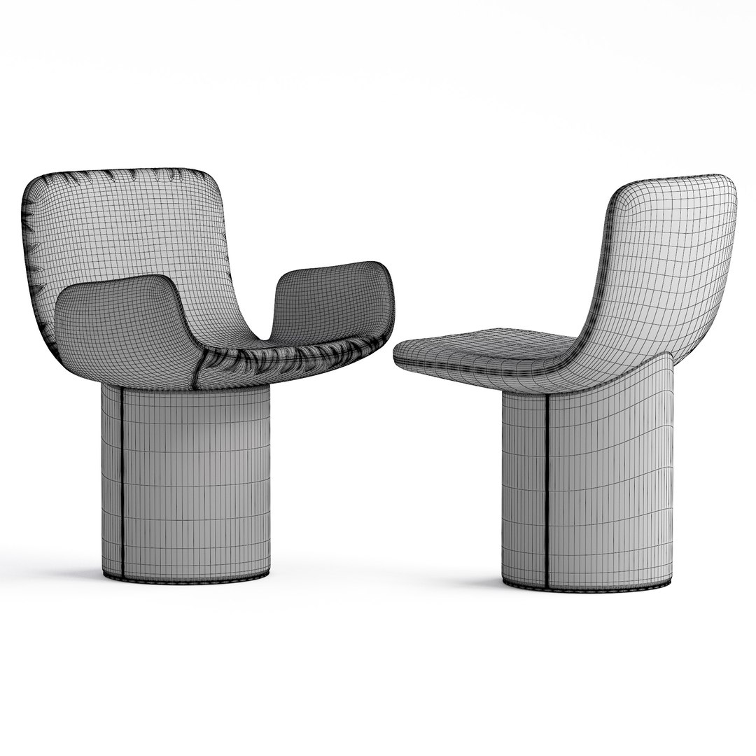 3D Model Mogg Brera Chair - TurboSquid 2223190