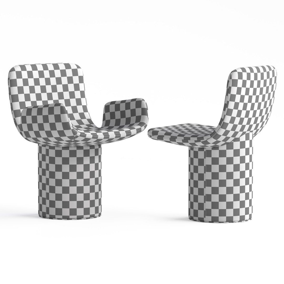 3D Model Mogg Brera Chair - TurboSquid 2223190