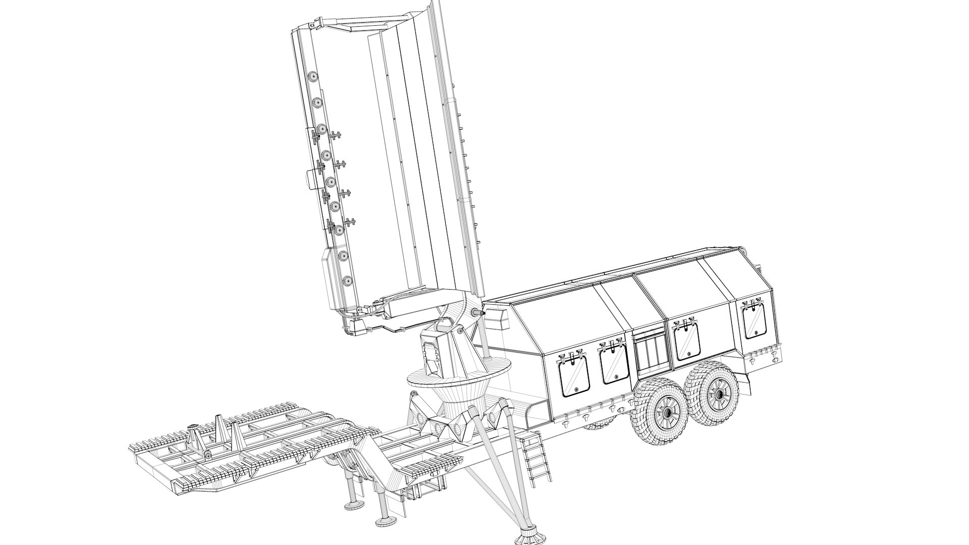 Radar Trailer 3D Model - TurboSquid 2251881