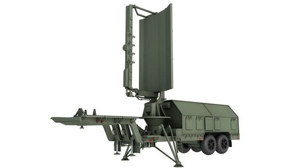 modelo 3d Remolque de radar - TurboSquid 2251881