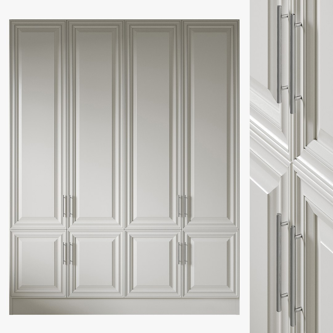 Wardrobe 004 3D model - TurboSquid 1857750