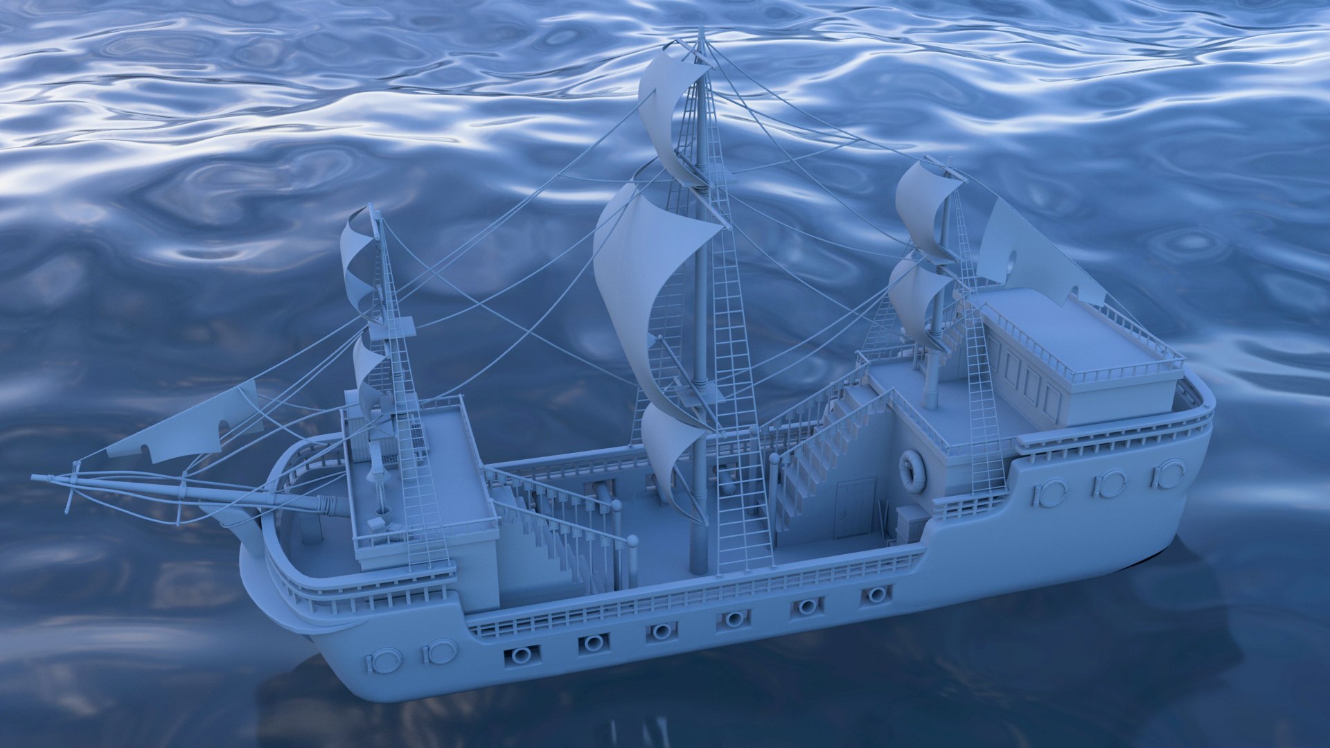 Pirate Ship 3D Model - TurboSquid 1574185