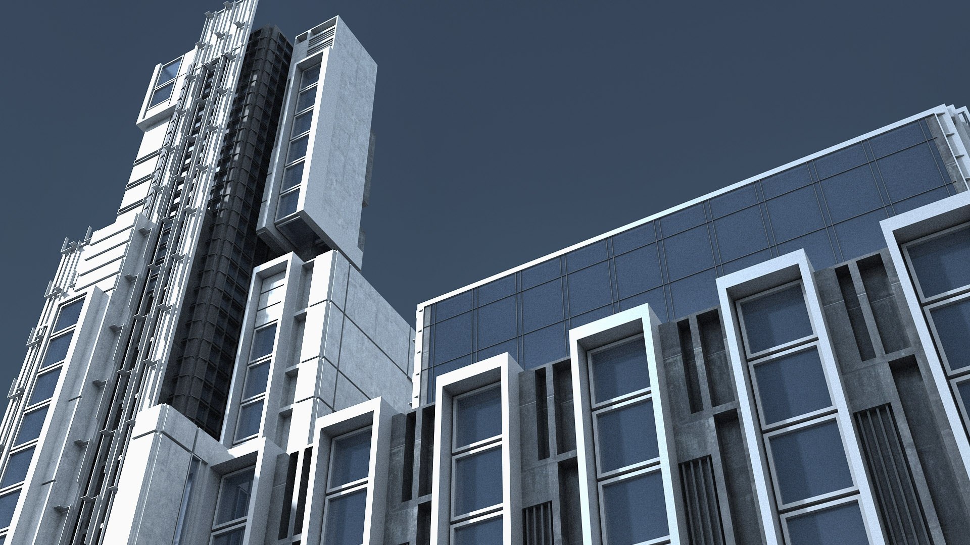 Future Building 036 3D Model - TurboSquid 2293650
