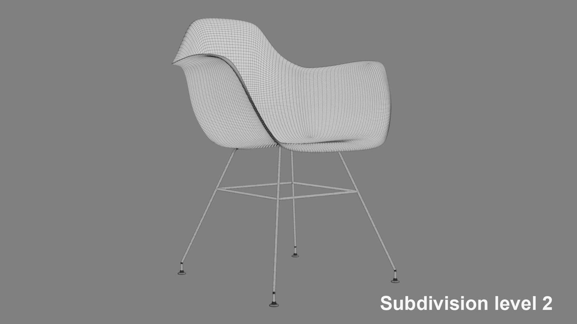 Interior Chair Seat Steel 3D Model - TurboSquid 1510694