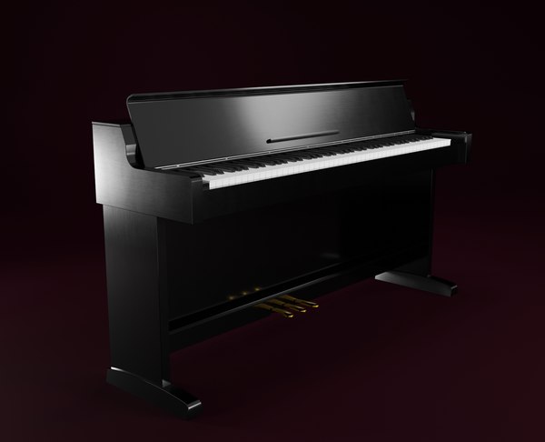 Upright Piano Blender Models for Download | TurboSquid