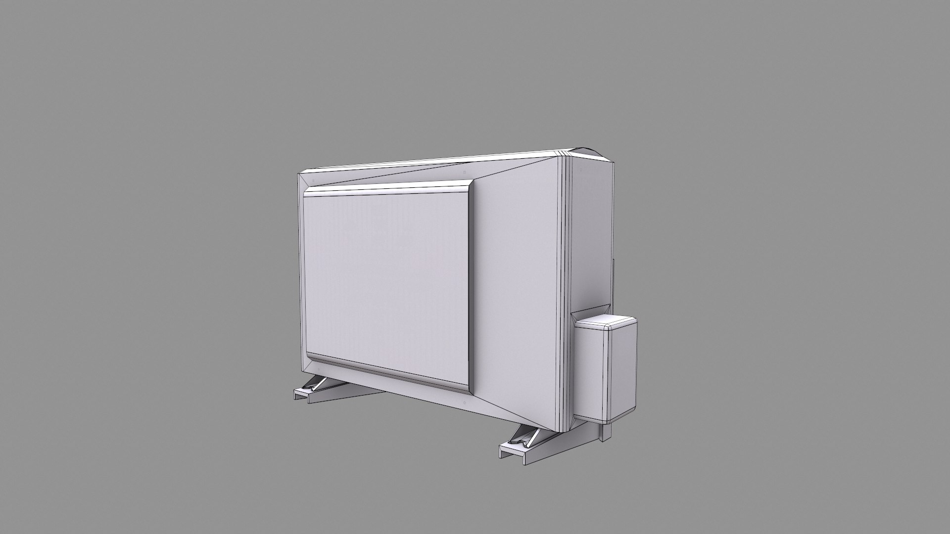 3D Model Air Conditioner Low Poly - TurboSquid 2391133