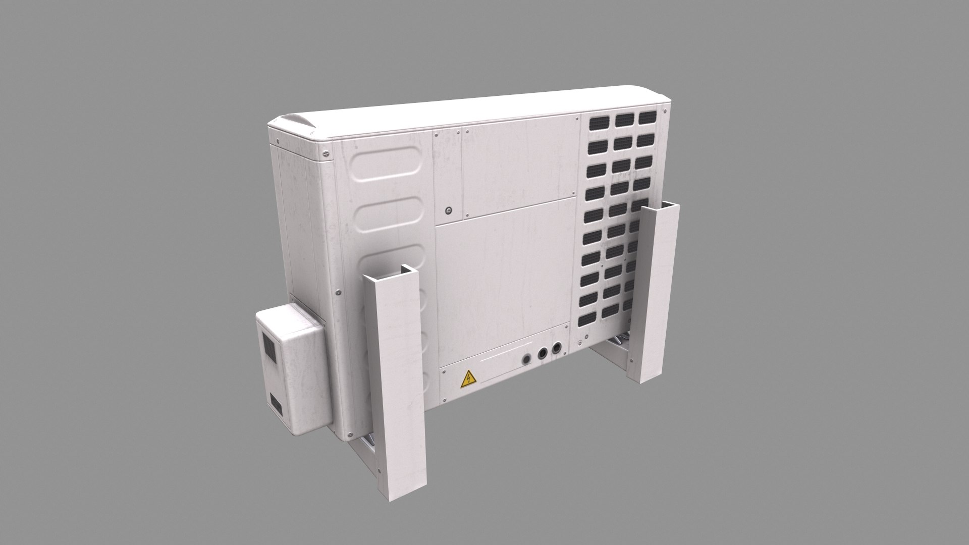 3D Model Air Conditioner Low Poly - TurboSquid 2391133