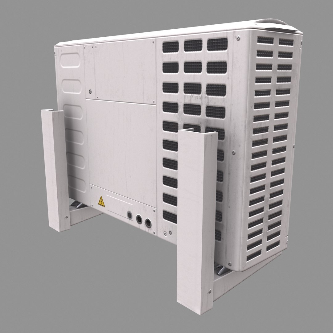 3D Model Air Conditioner Low Poly - TurboSquid 2391133