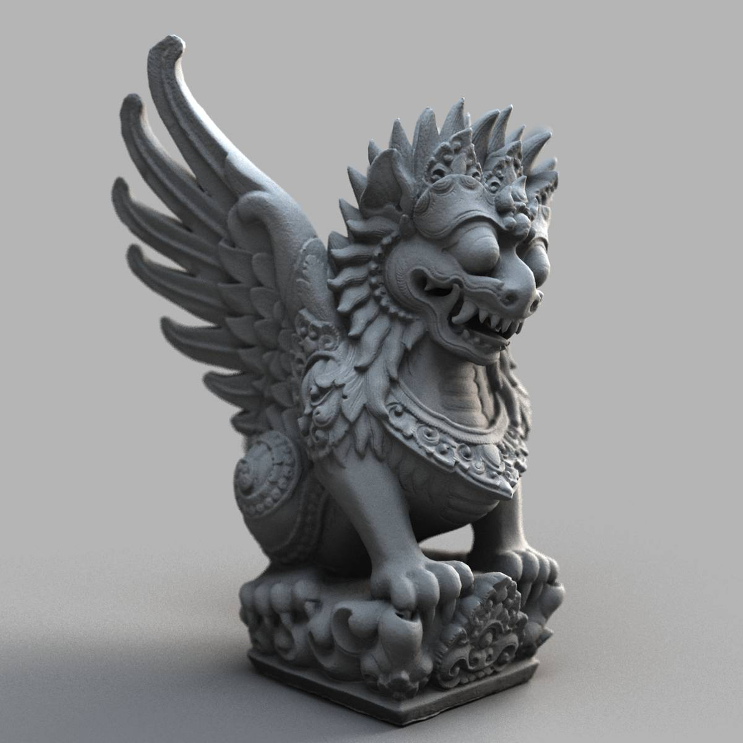 3D bali sculpture model - TurboSquid 1287019
