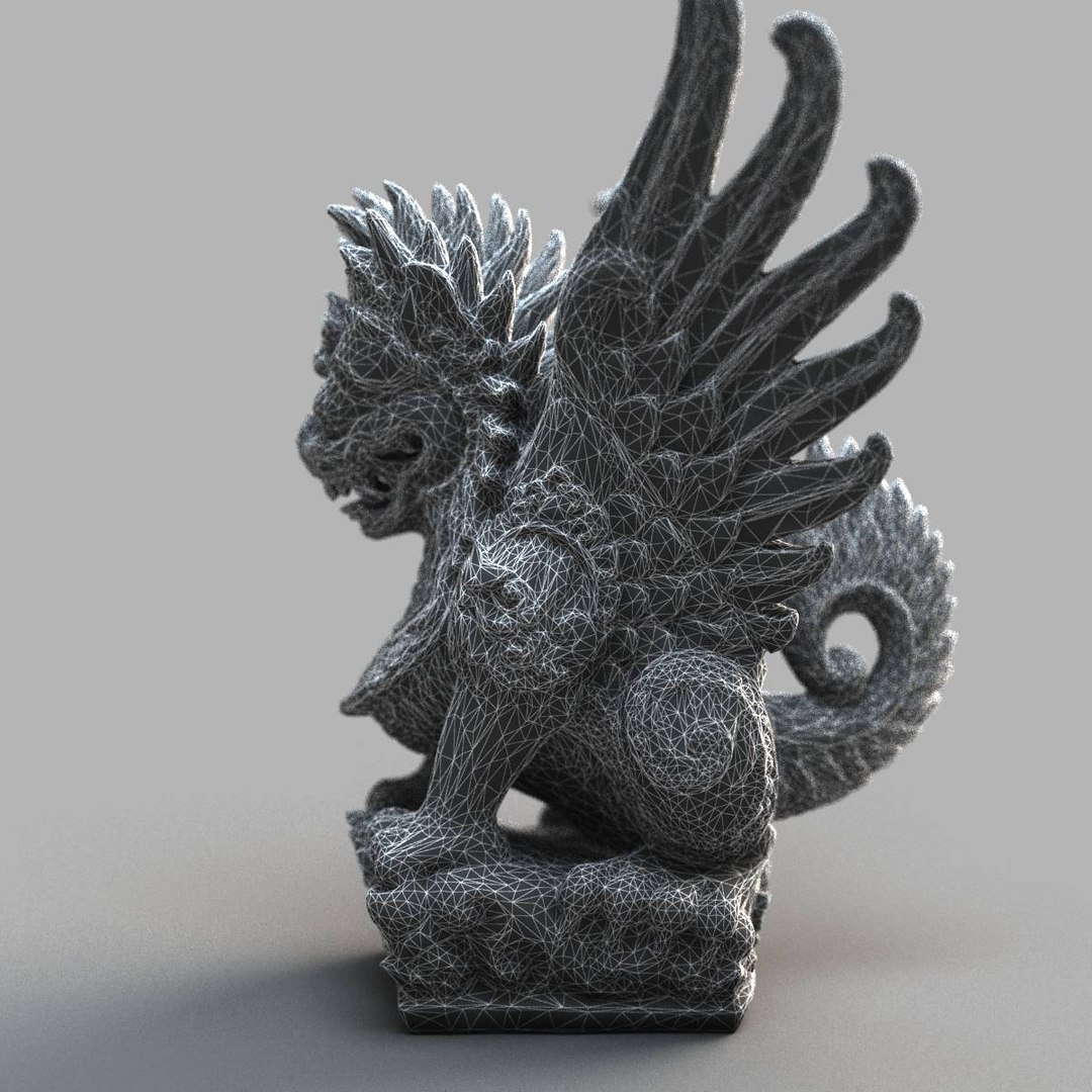 3D Bali Sculpture Model - TurboSquid 1287019